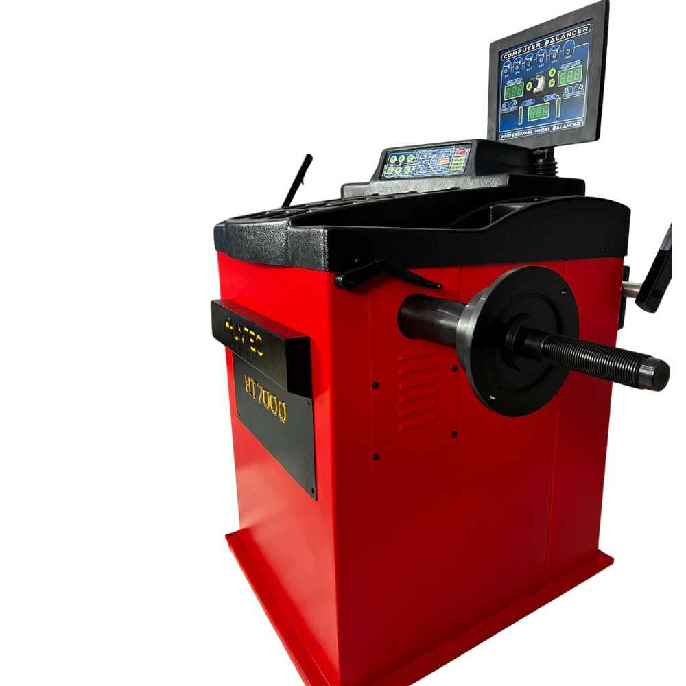Balanceadora de Rodas HT 7000 VERMELHA -Huntec